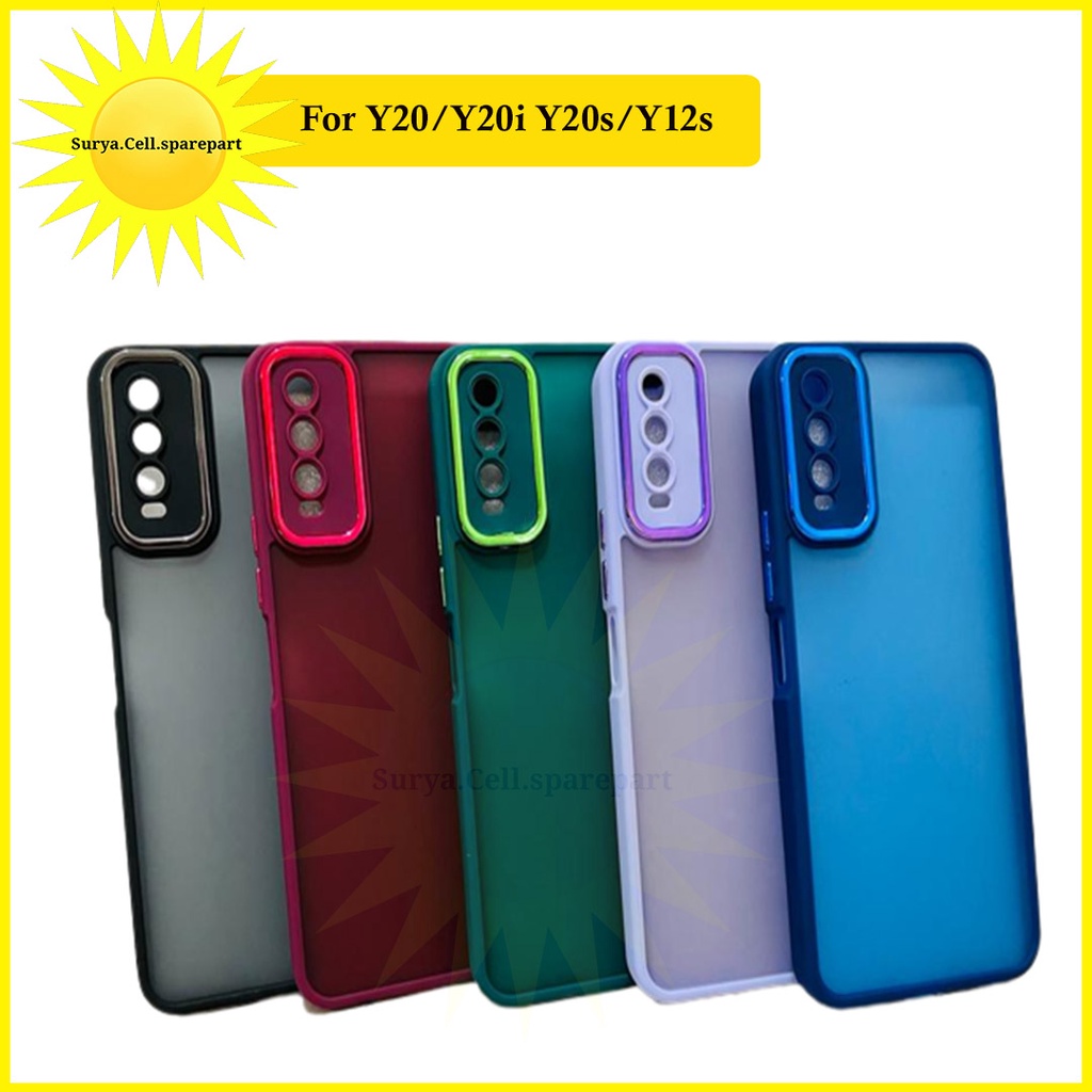 Jual Case Premium Hybrid Chrome Vivo Y20 Y20i Y20s Y12s Y21 Y21a Y21s ...