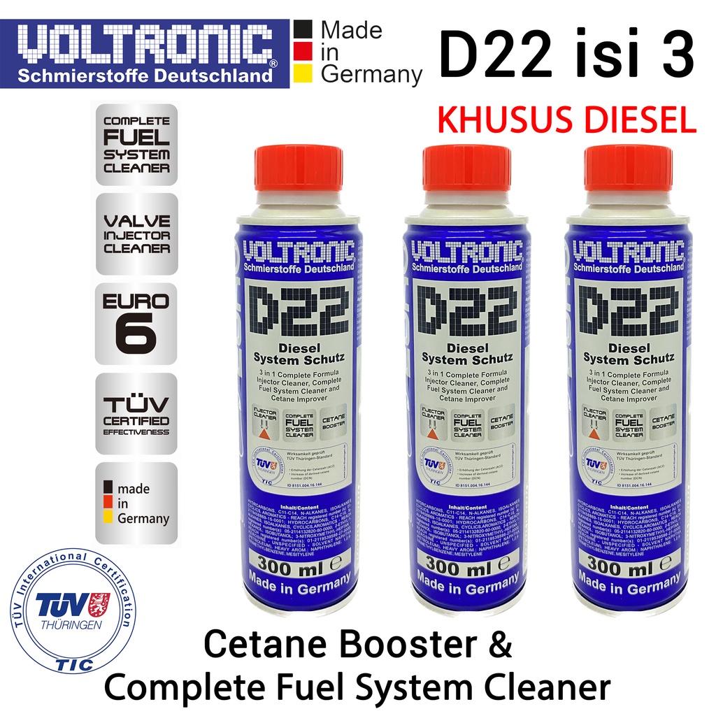 Jual VOLTRONIC D22 isi 3 - CETANE BOOSTER & Diesel Complete Fuel System ...