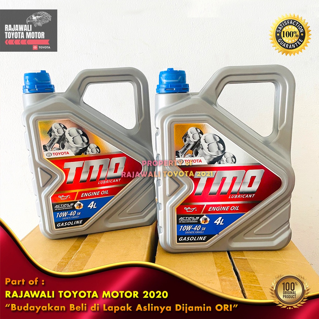 Jual Oli Mesin TMO 10W-40 Bensin Gasoline 4Liter 4L Engine Oil 10W40 ...