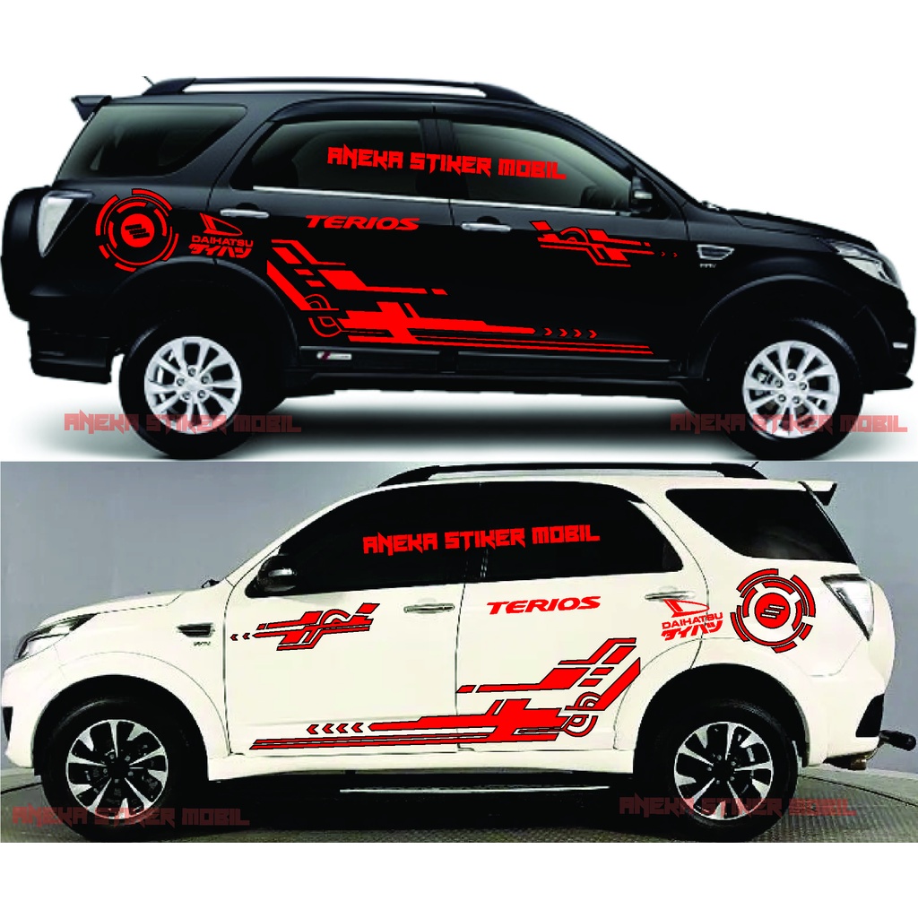 Jual Stiker Mobil Terios Lama Striping Mobil Terios Keren | Shopee ...