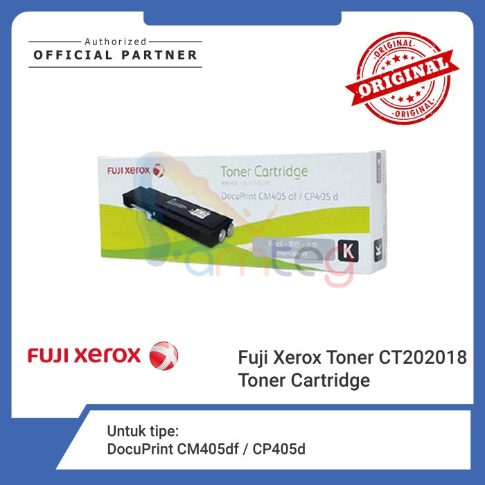 Jual FUJI XEROX Toner Std CM405 CP405 Black CT202018 | Shopee Indonesia