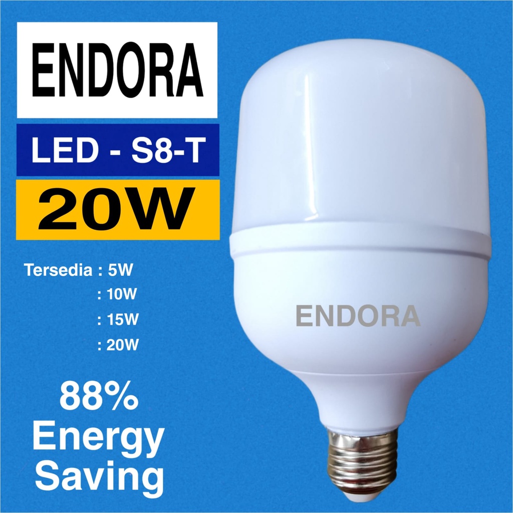 Jual LAMPU LED CAPSUL 20 WATT / LAMPU LED TABUNG 20 WATT / LAMPU LED ENDORA 20 WATT CAHAYA PUTIH ...