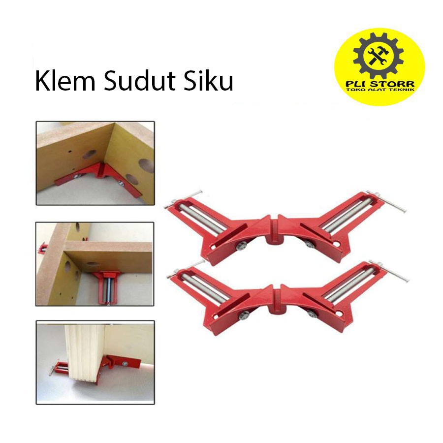Jual Corner Clamp Klem Sudut Siku 90 Derajat Mitre Right Angle | Shopee ...