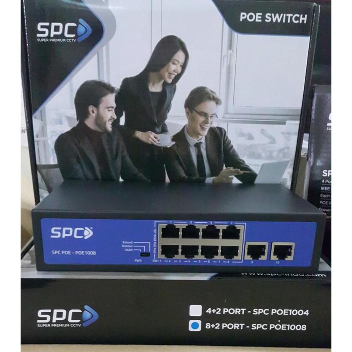 Jual SPC SWITCH POE 8 Port + 2 Port (GARANSI RESMI) | Shopee Indonesia
