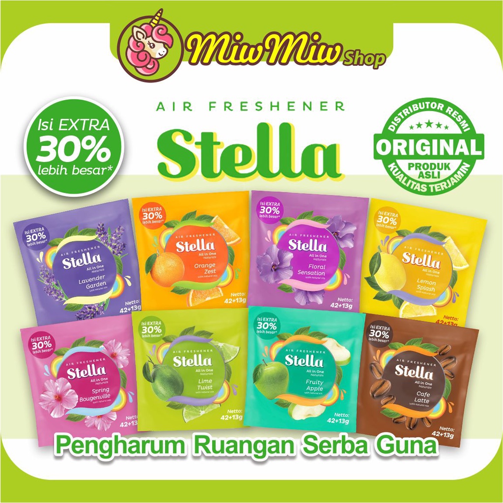 Jual STELLA Air Freshener - All in One Naturals (Pengharum Ruangan ...