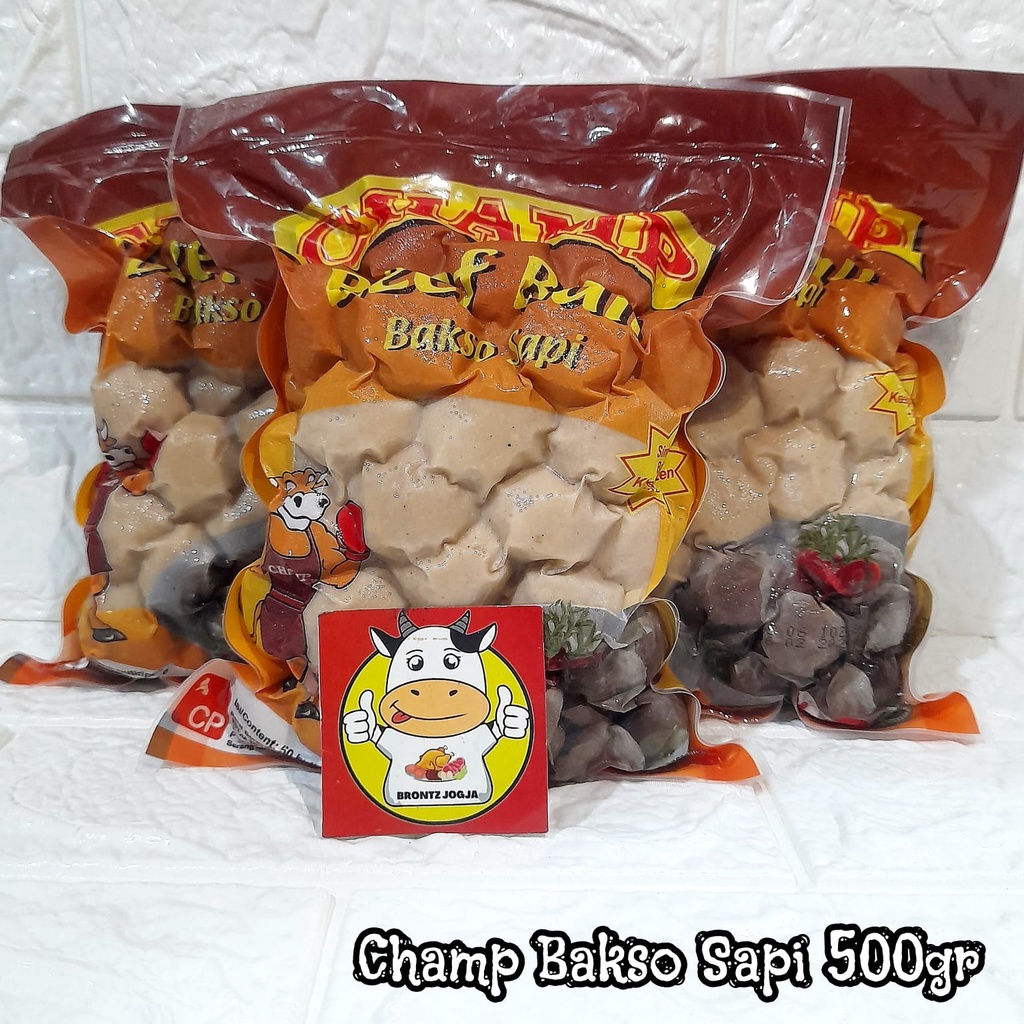 Jual CHAMP BEEF BALL 500GR - CHAMP BAKSO SAPI 500GR - FROZEN FOOD ...