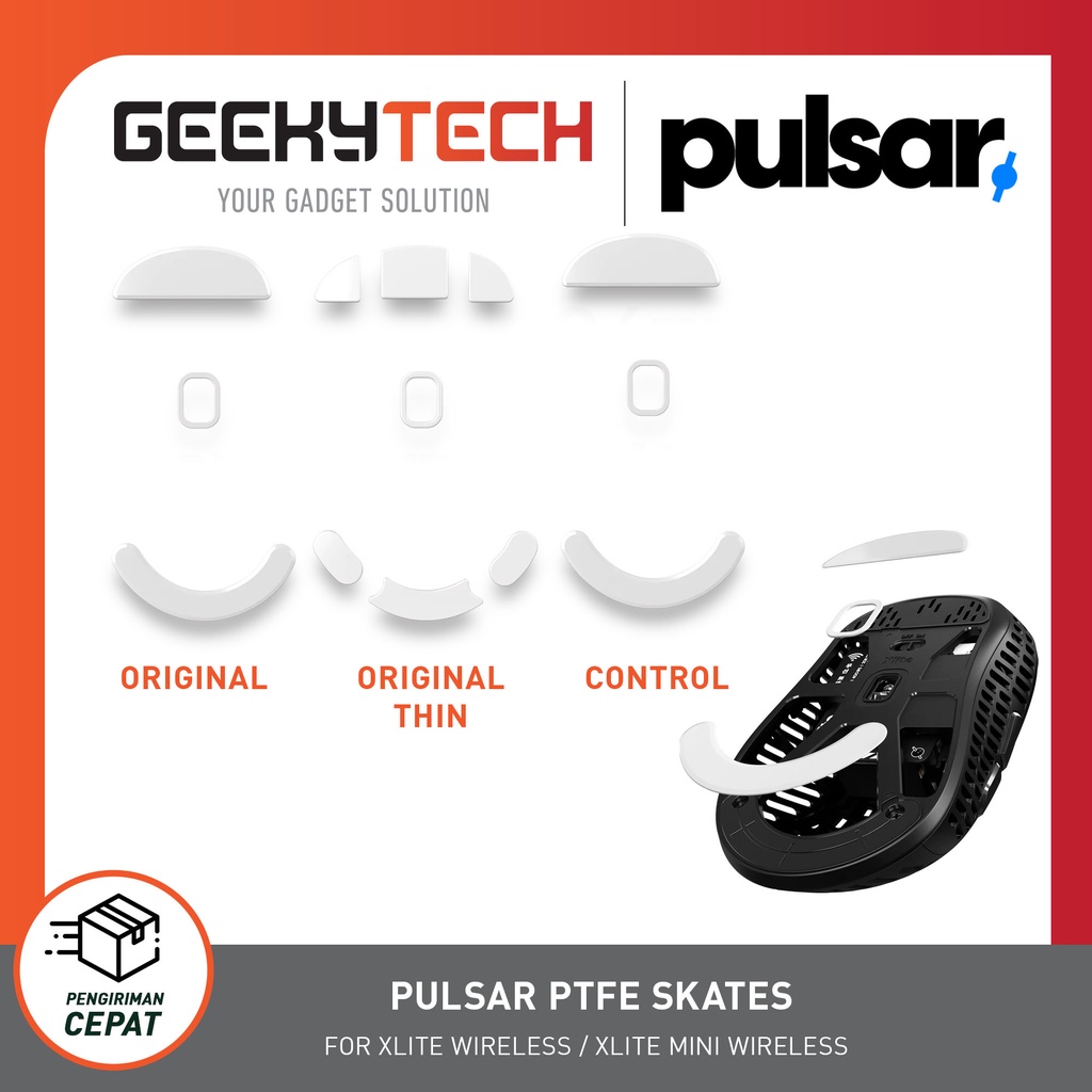Jual Pulsar PTFE Skates for Xlite Mouse | Shopee Indonesia