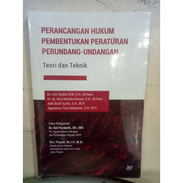 Jual PERANCANGAN HUKUM PEMBENTUKAN PERATURAN PERUNDANG-UNDANGAN TEORI DAN PRAKTIK | Shopee Indonesia
