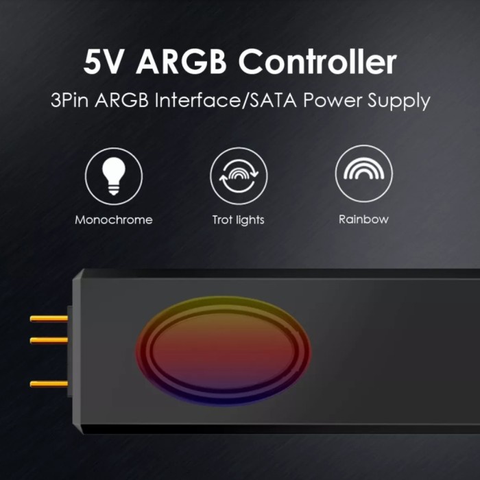 Jual Terlaris Jonsbo Controller 5V 3Pin A-Rgb Argb Aura Addressable ...