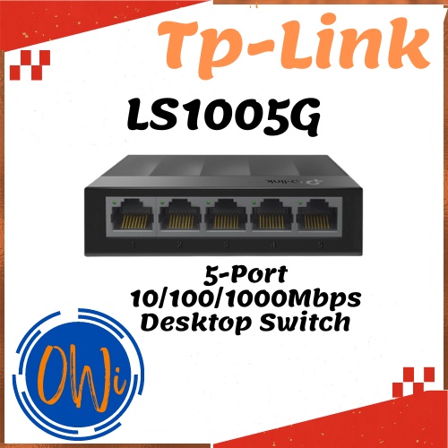 Jual TP-Link LS1005G TPLink 5-Port Gigabit 10/100/1000Mbps Desktop Switch | Shopee Indonesia