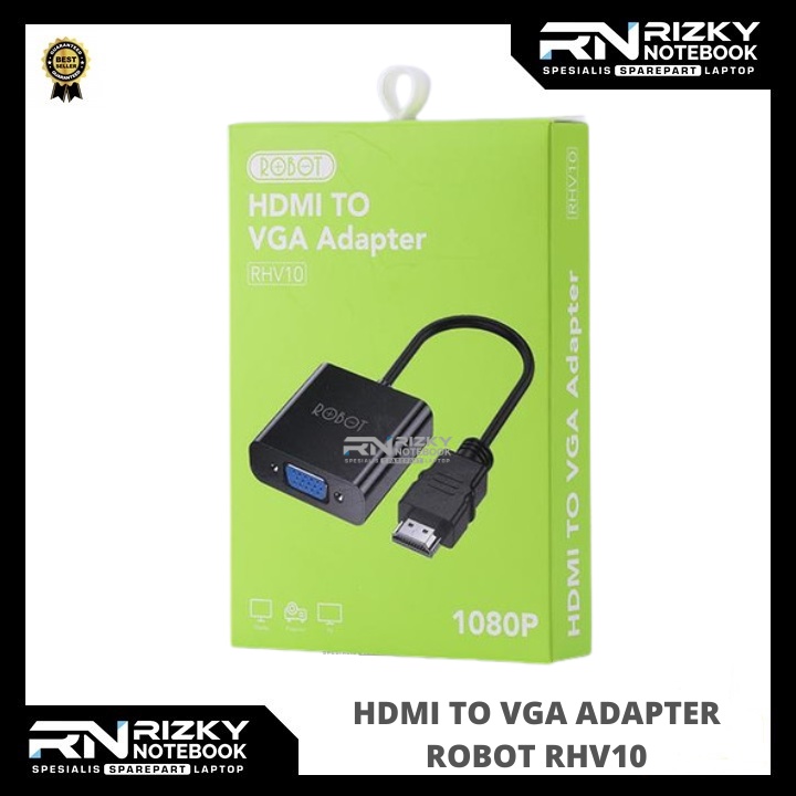 Jual HDMI TO VGA ADAPTER ROBOT RHV10 | Shopee Indonesia