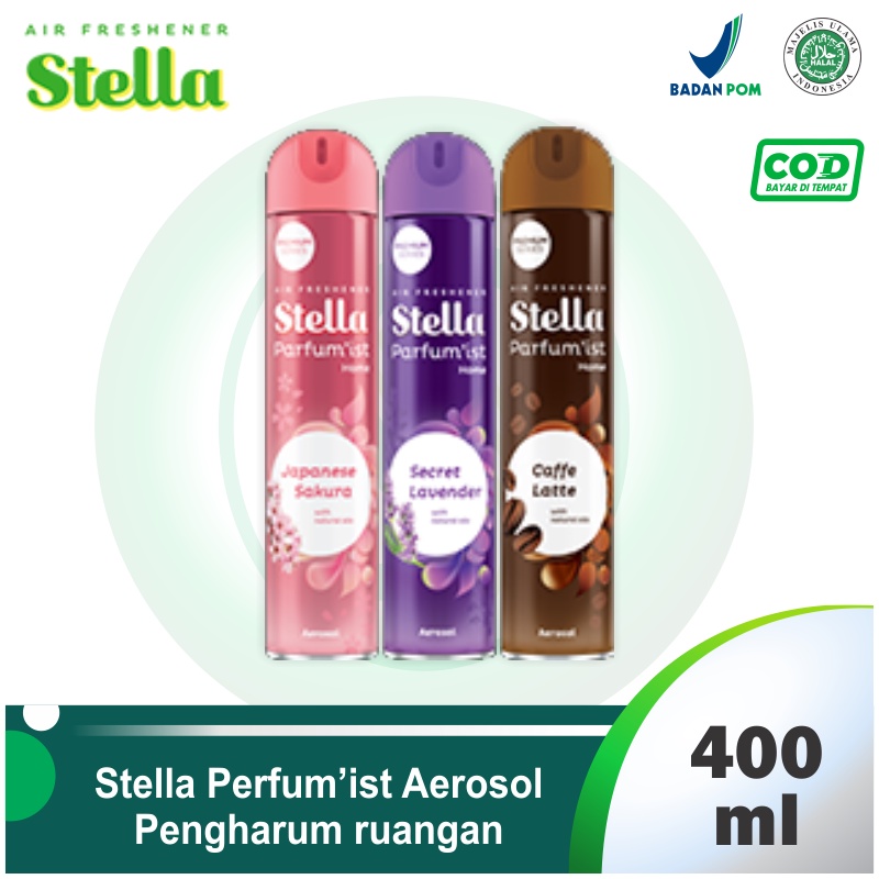 Jual Stella Aerosol 350 ml - Pengharum Ruangan Stella Spray | Shopee ...