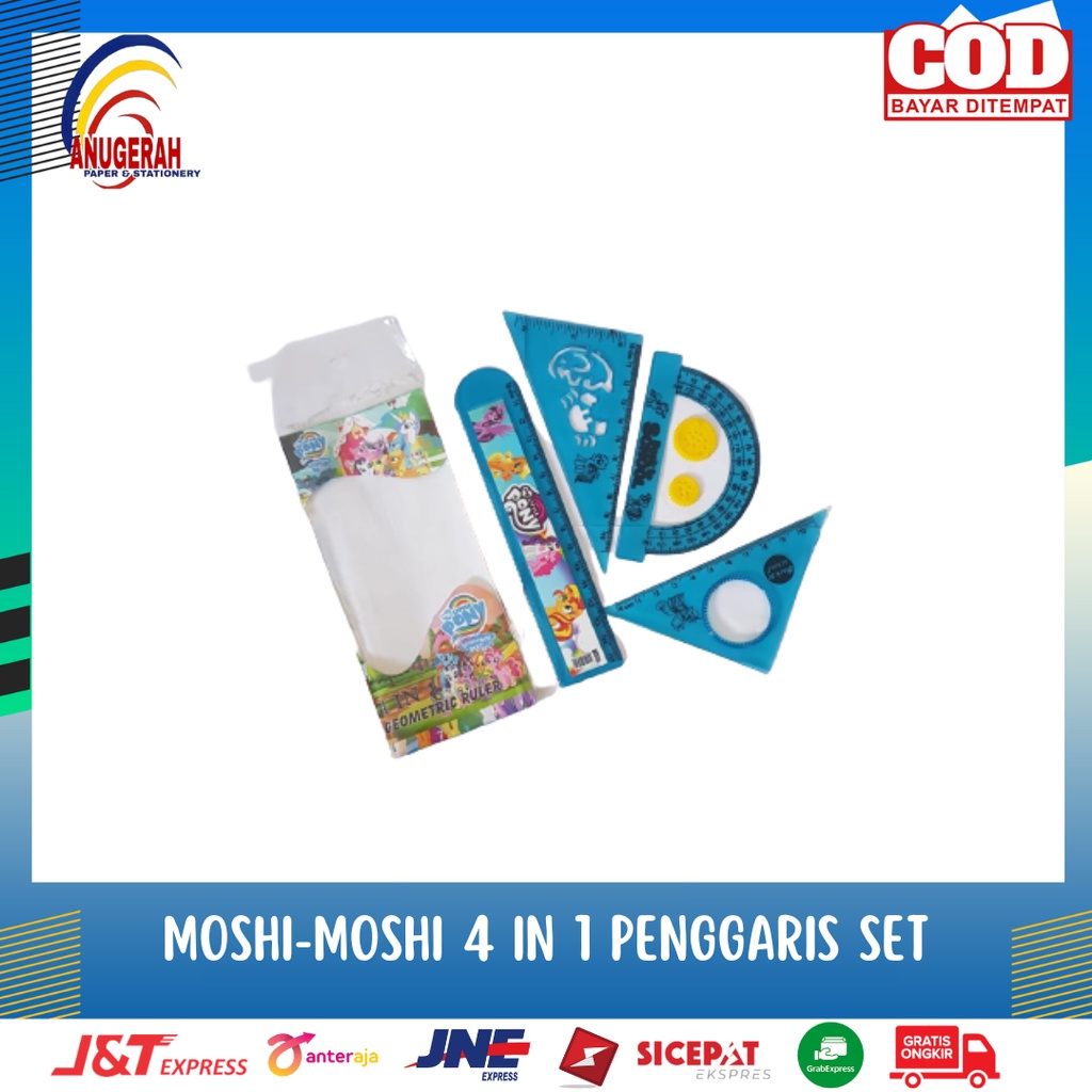 Jual MOSHI-MOSHI 4 IN 1 PENGGARIS SET (PCS) | Shopee Indonesia