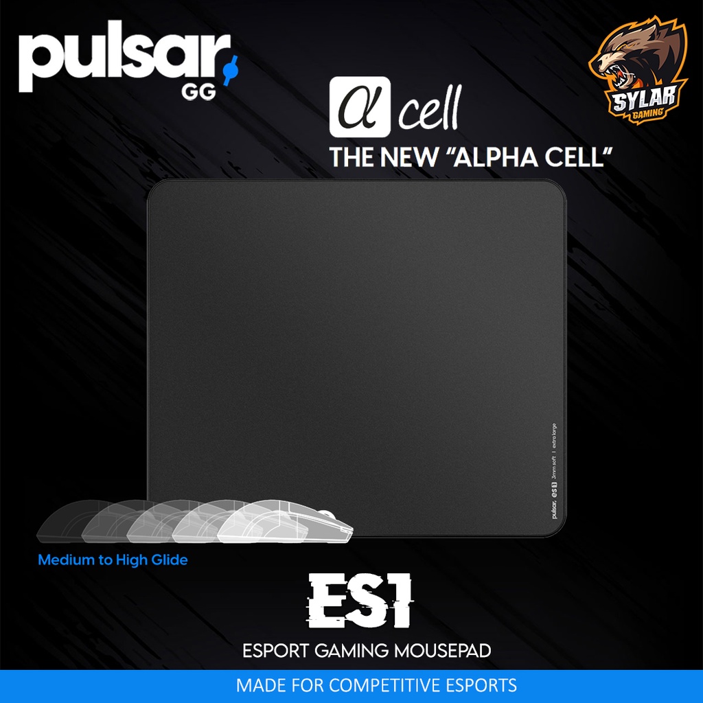 Jual Pulsar ES1 Black eSports Gaming Mousepad | Shopee Indonesia