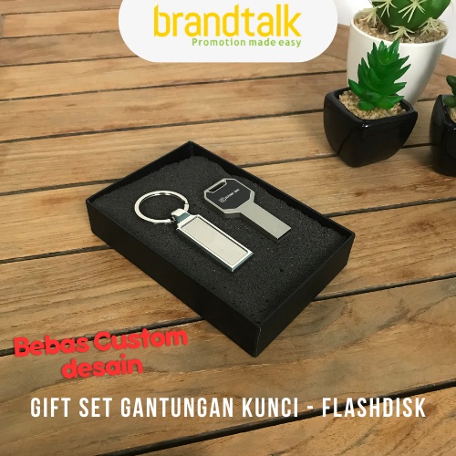 Jual Paket Promosi / Gift Set Souvenir - Isi Flashdisk , Ganci, Box ...