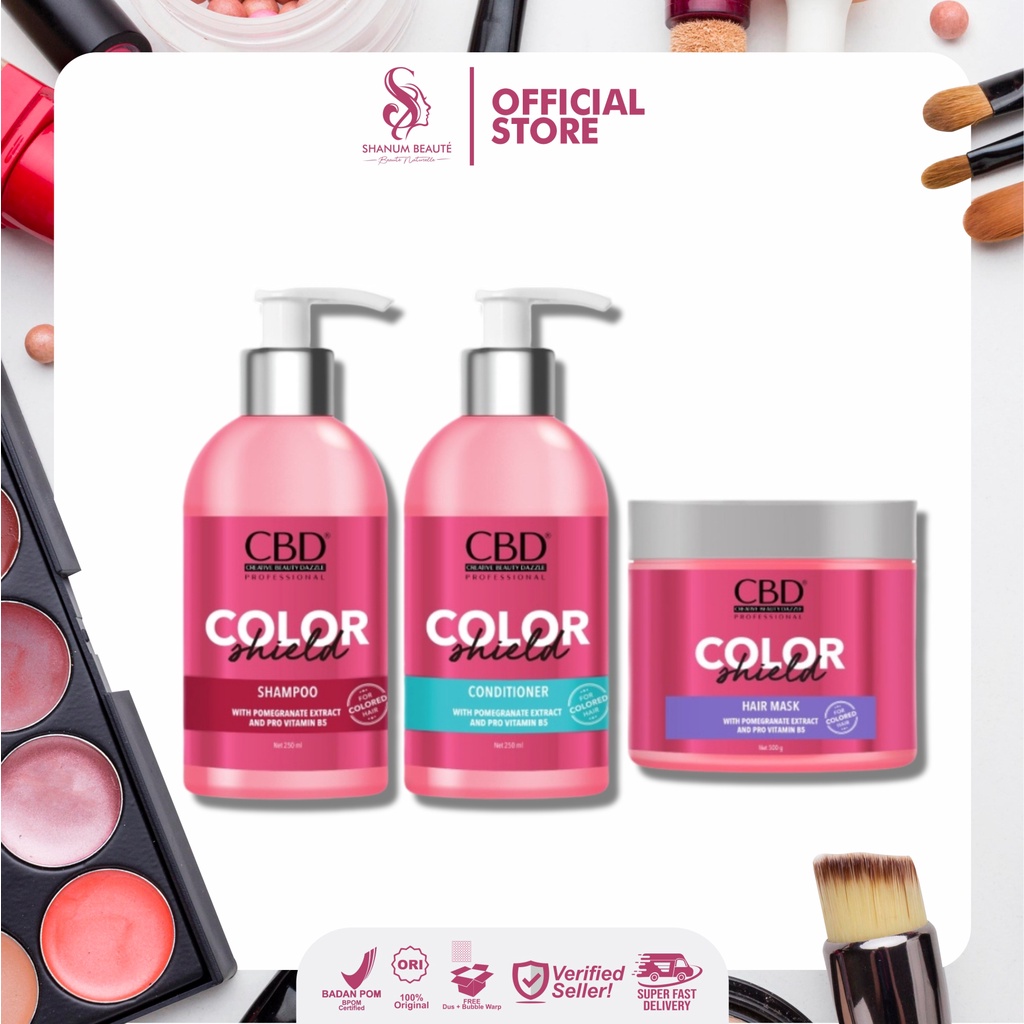 Jual CBD Professional Color Shield Shampoo 250ml | Conditioner 250ml ...