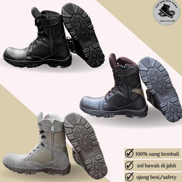 Jual READY STOCK Z77 CSepatu Delta Cheap Safety Boots Ujung Besi Kerja ...