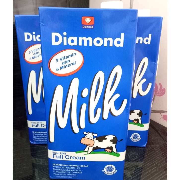 Jual Susu UHT Diamond 1 Liter | Shopee Indonesia