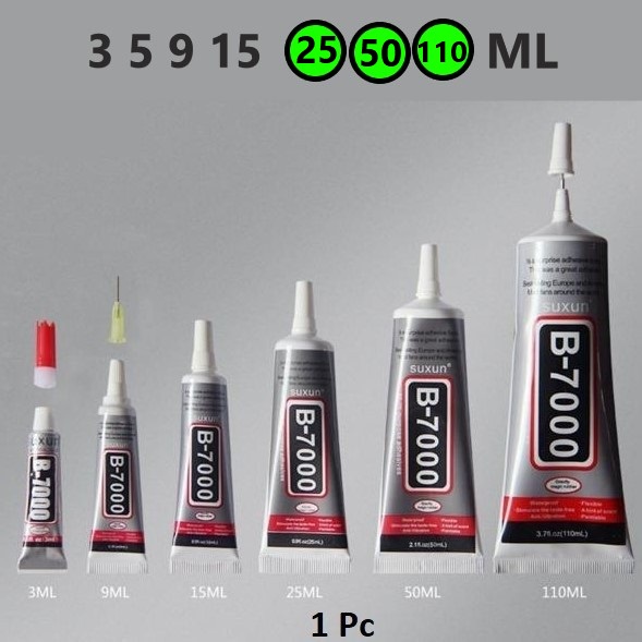 Jual Lem B-7000/Lem DIY Uk. 25-110ml Harga/Pc | Shopee Indonesia