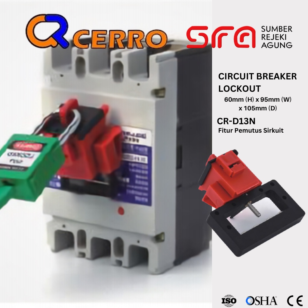 Jual CR-D13N Circuit Breaker Lockout | Shopee Indonesia