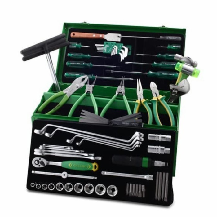 Jual TEKIRO TOOL KIT MEKANIK BENGKEL 59PCS- TOOL SET MECHANIC TOOLS 59 ...