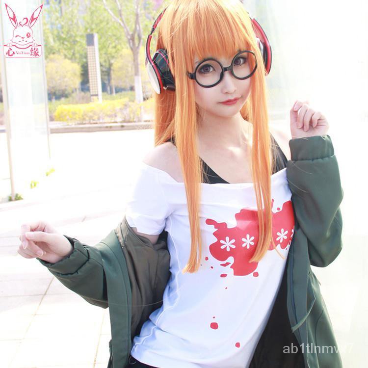Jual Game Persona 5 Futaba Sakura Cosplay Costume Halloween Full Set P5 ...