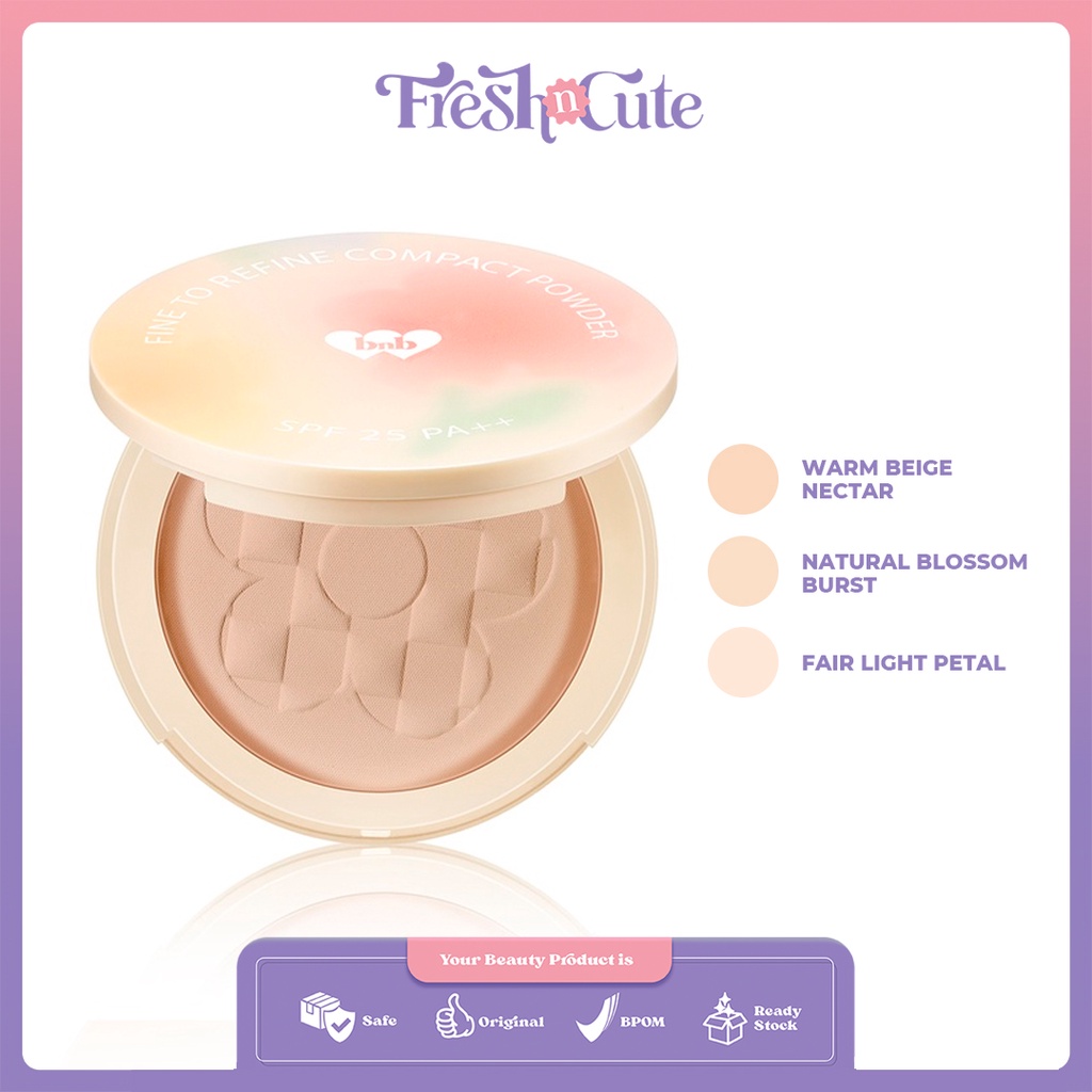 Jual BARENBLISS - BNB Bloomatte Fine To Refine Compact Powder Light ...