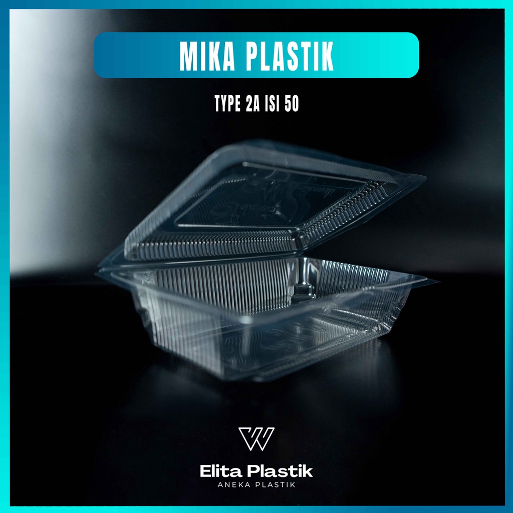 Jual Box mika plastik isi 100pcs / Box mika plastik bening kue, makanan ...