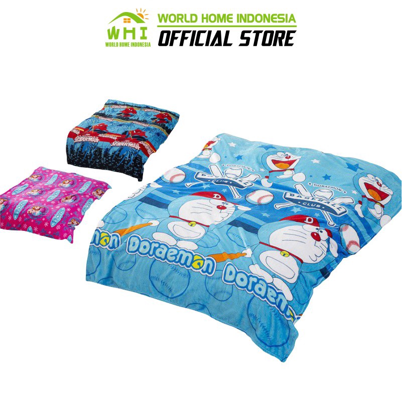 Jual World Home Selimut Bulu Motif Karakter Selimut Bulu Anak Lembut ...