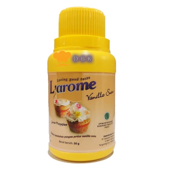 Jual LAROME vanila 50gr perisa vanili bubuk vanilla biang | Shopee ...
