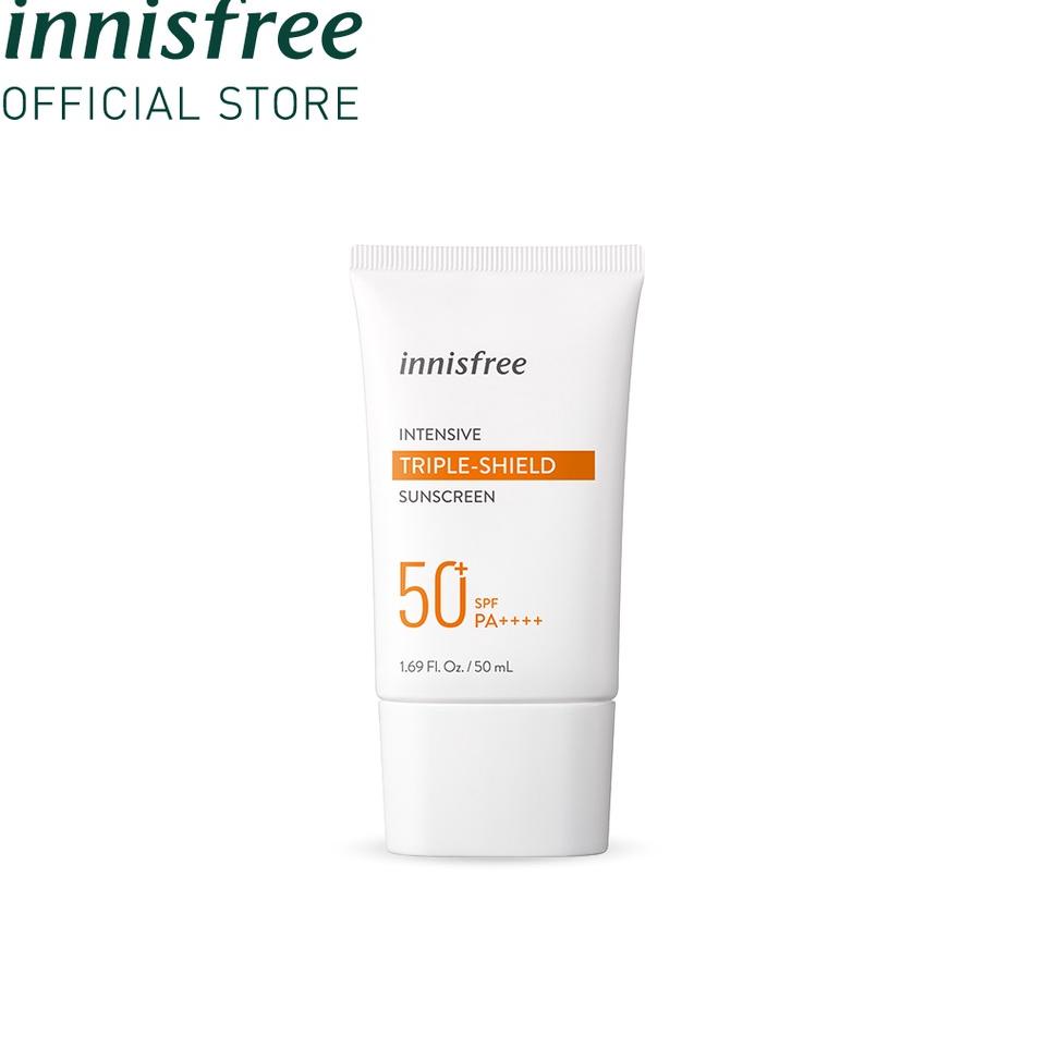 Jual Produk Terbatas [innisfree] Intensive Triple Shield Sunscreen SPF50+ PA++++ 50ml | Shopee ...