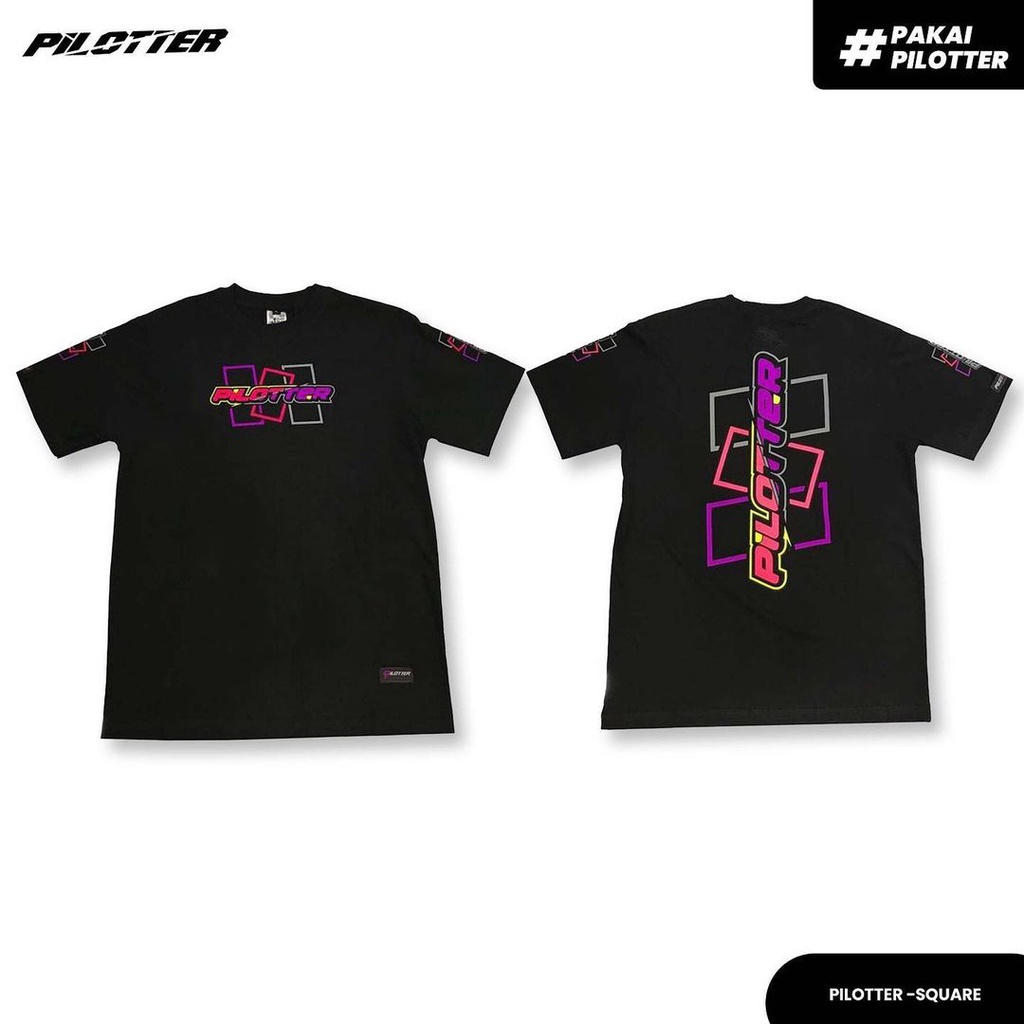 Jual Pilotter Kaos Square Original Free Sticker | Shopee Indonesia