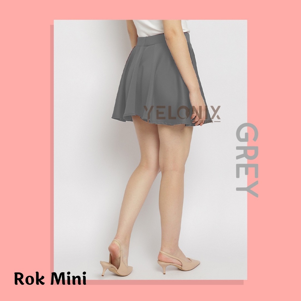 Jual ROK FLARE SKIRT SCUBA MAYUNG LEBAR / ROK MIDI SCUBA / ROK MINI ...