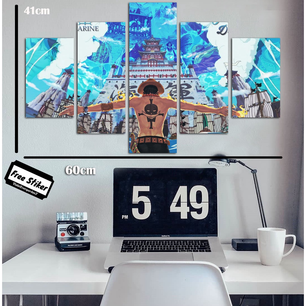 Jual WALL DECOR POSTER DINDING PORTGAS D ACE TERBARU/ FREE STIKER ...