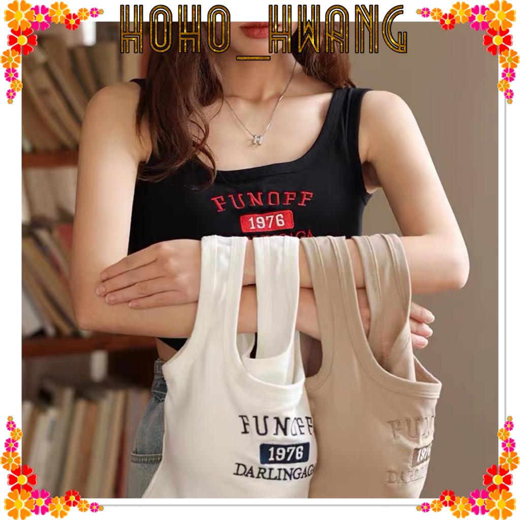 Jual HOHO_HWANG (B-349) Crop Tank Top Bra Atasan Wanita / Tanktop Basic Elastis Bahan Premium ...