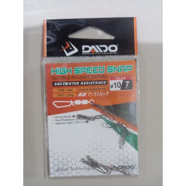 Jual Daido Snap Termurah High Speed Snap with double rolling swivel 10 ...