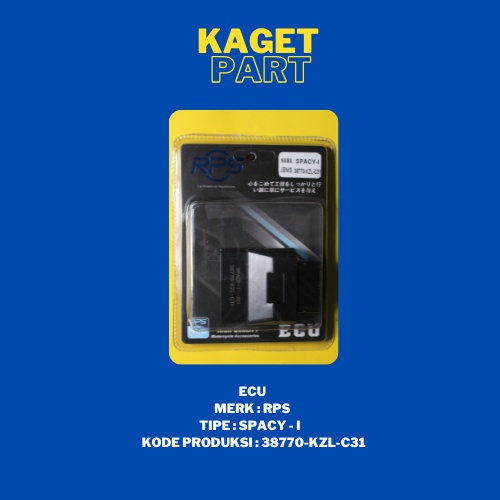 Jual ECU MERK RPS TIPE SPACY - I 38770 - KZL - C31 JAPAN QUALITY | Shopee Indonesia