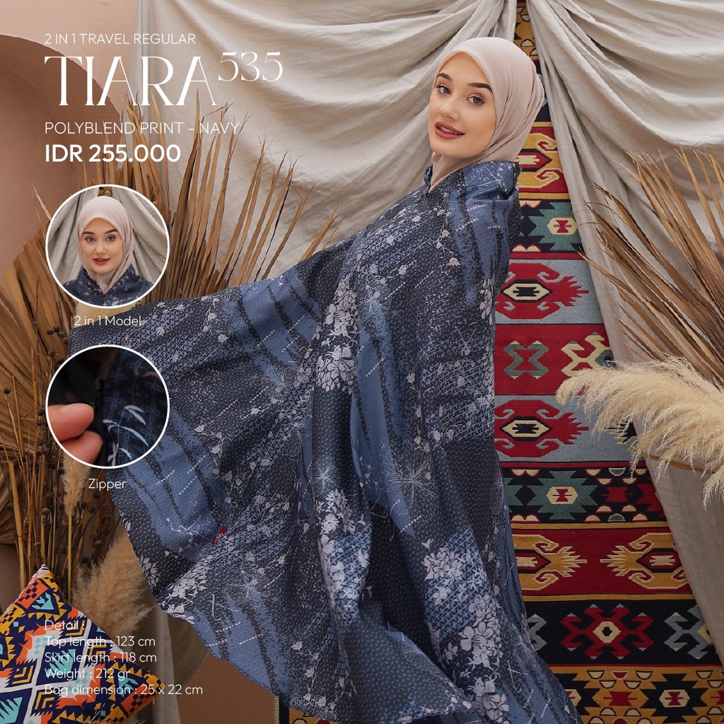 Jual Tatuis Mukena Tiara 535 Dewasa 2 IN 1 Travel Reguler | Shopee ...