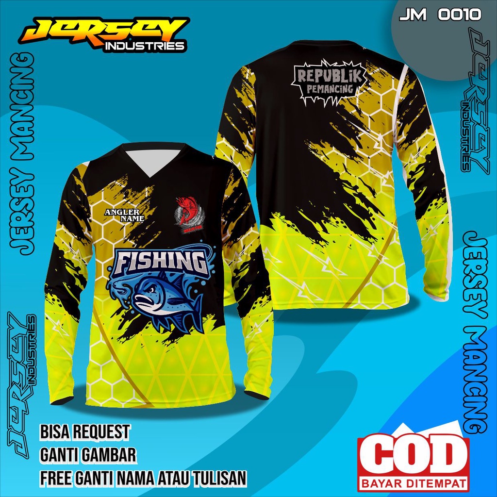 Jual Jersey Mancing Desain Keren, Kaos Jersey Team Mancing Mania, Bisa ...