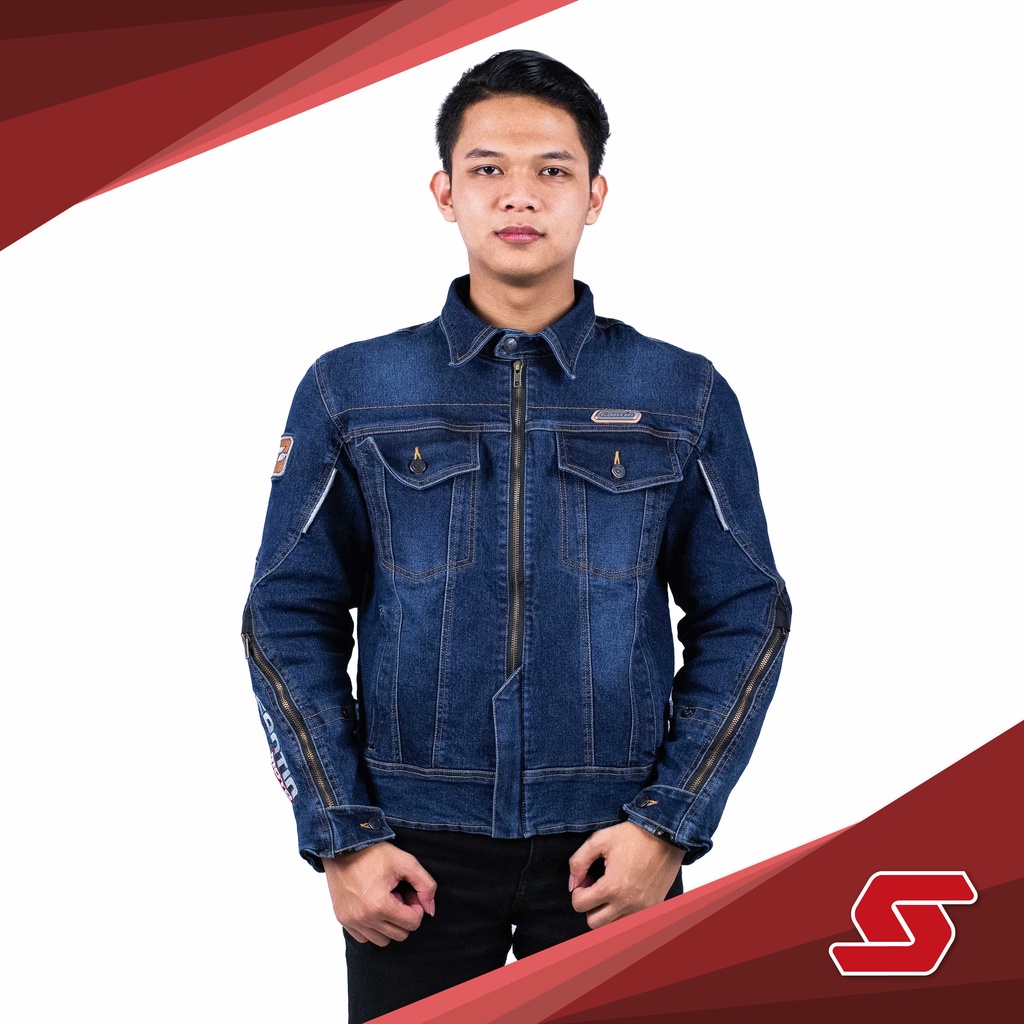 Jual Jaket Contin Metropole Denim | Shopee Indonesia