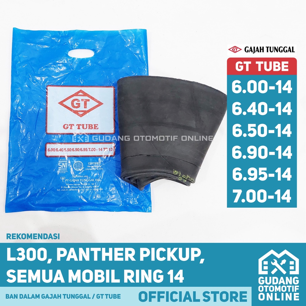 Jual Ban Dalam Mobil GT Gajah Tunggal Ring 14 600 640 650 690 695 700 ...