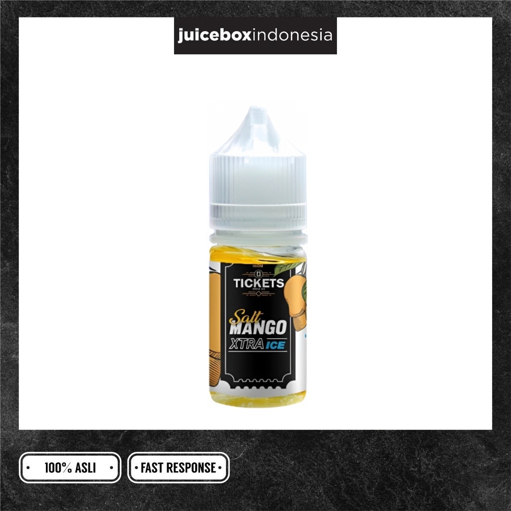 Jual Tickets Mango Xtra Ice Salt 30ml Authentic by EJM | Shopee Indonesia