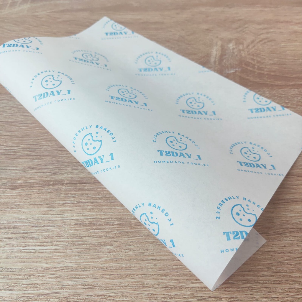 Jual CUSTOM Kertas Roti Foodgrade 20 x 20 cm - Wrap Paper / Kertas ...