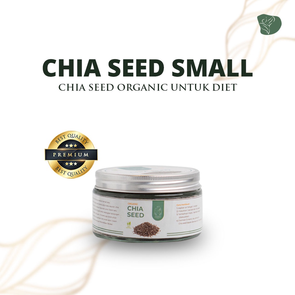 Jual chia seed jar Premium Grade A biji chia cia seed makanan diet biji ...