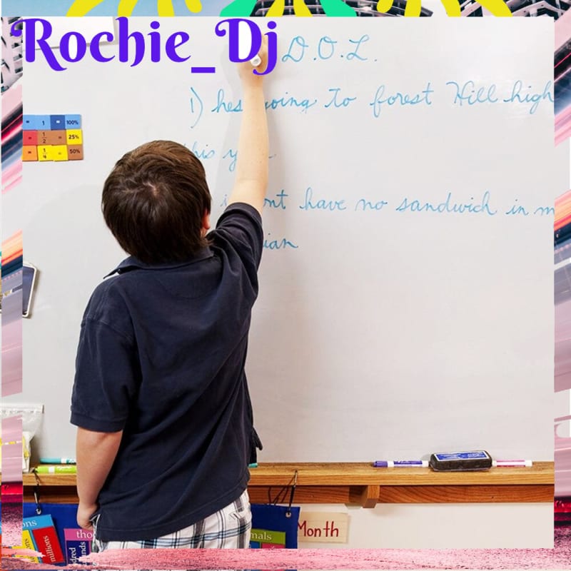 Jual Stiker Dinding Papan Tulis Whiteboard Flexible 200 x 45 cm - HF514 ...