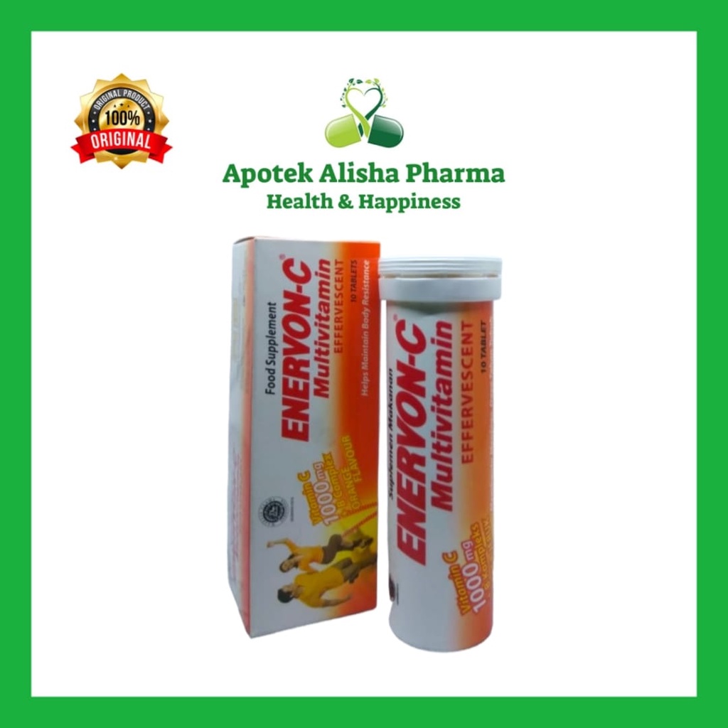 Jual ENERVON-C EFFEVESCENT BOTOL 10TABLET - Enervon C Effervescent ...