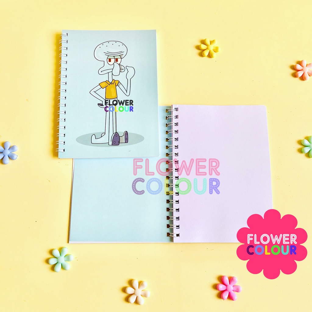 Jual Buku Notebook Karakter Spongebob / Notes Spongebob Pattrick ...