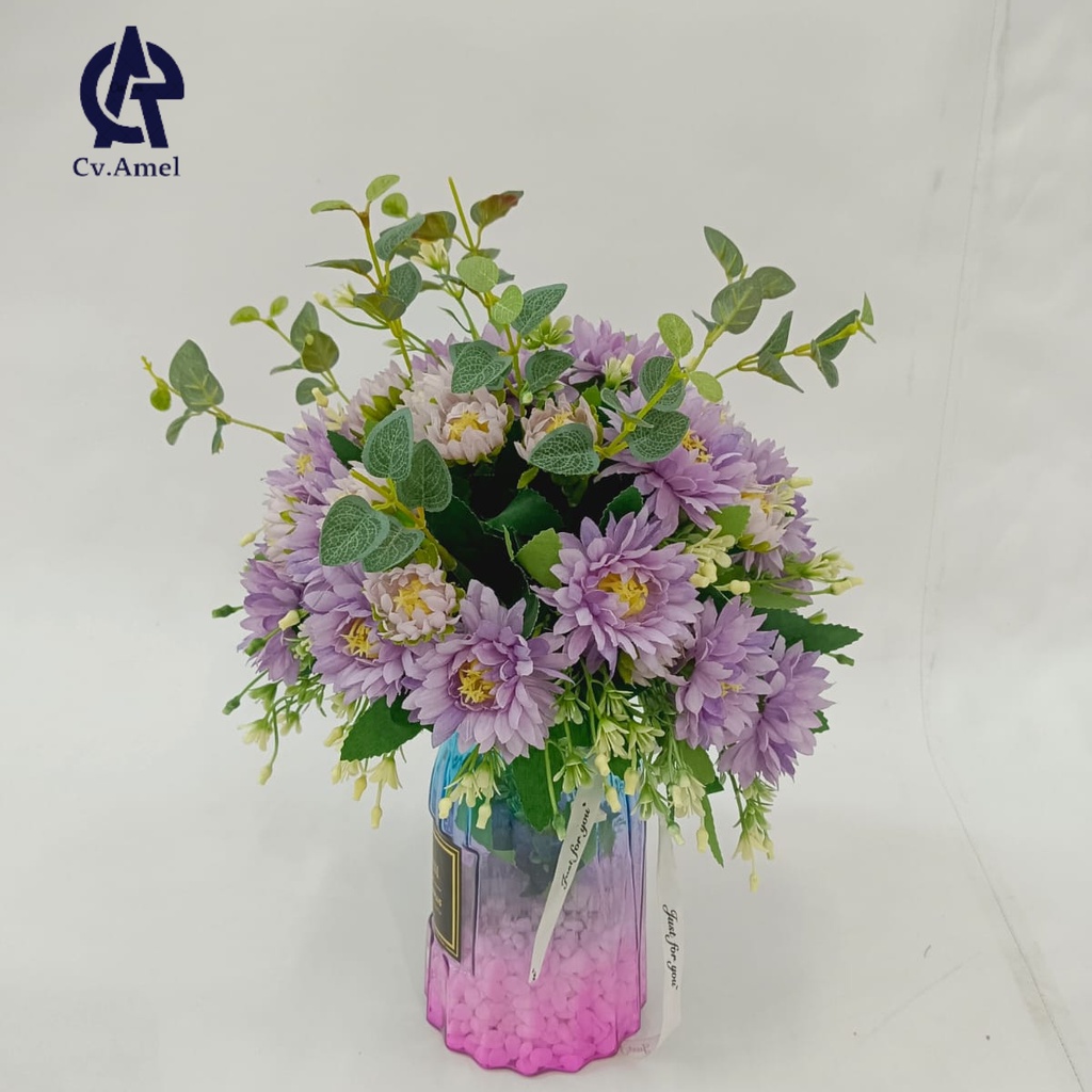 Jual rangkaian meja tamu/hiasan meja/rangkaian bunga/artificial/bunga ...