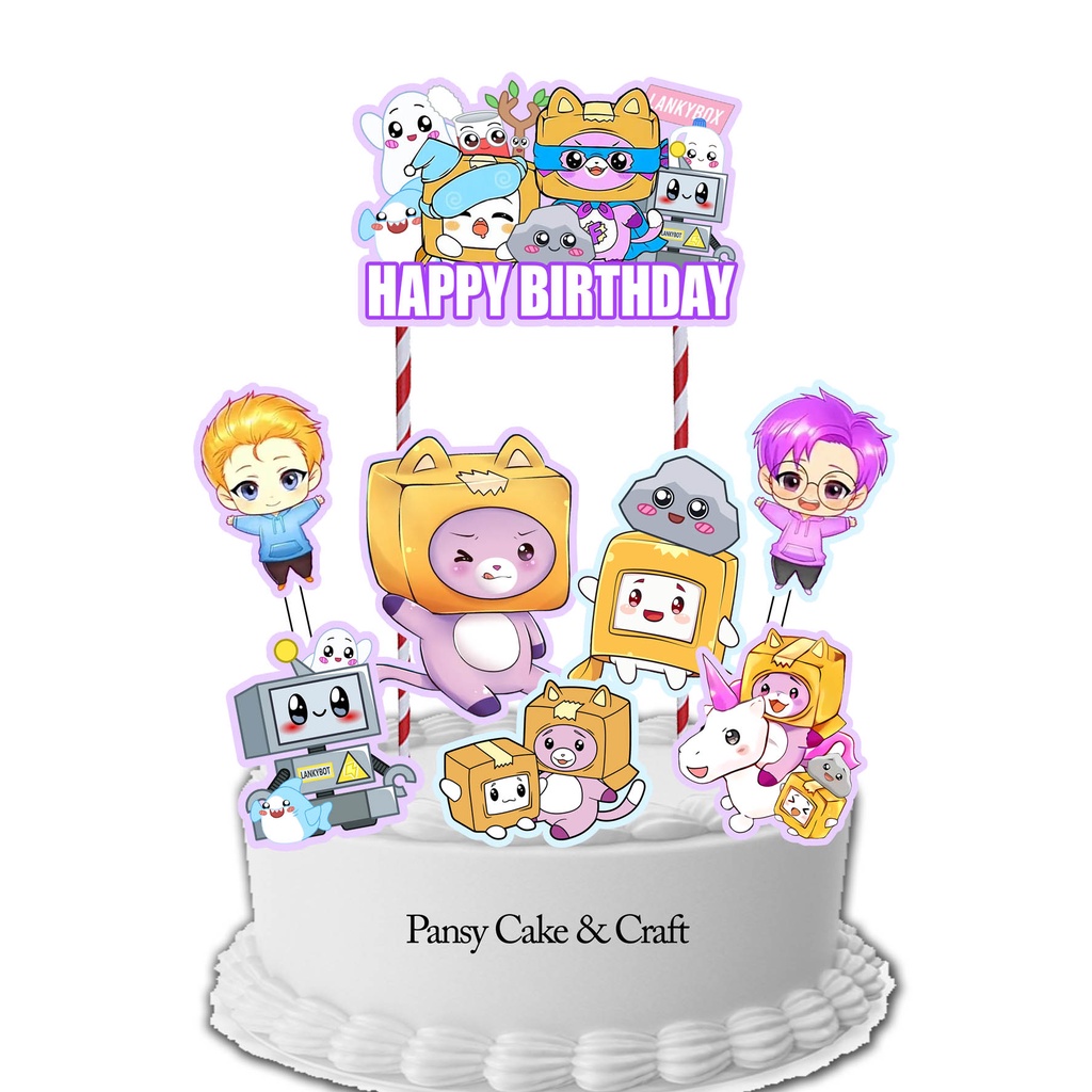 Jual Cake topper Lanky Box Big EKONOMIS | Shopee Indonesia