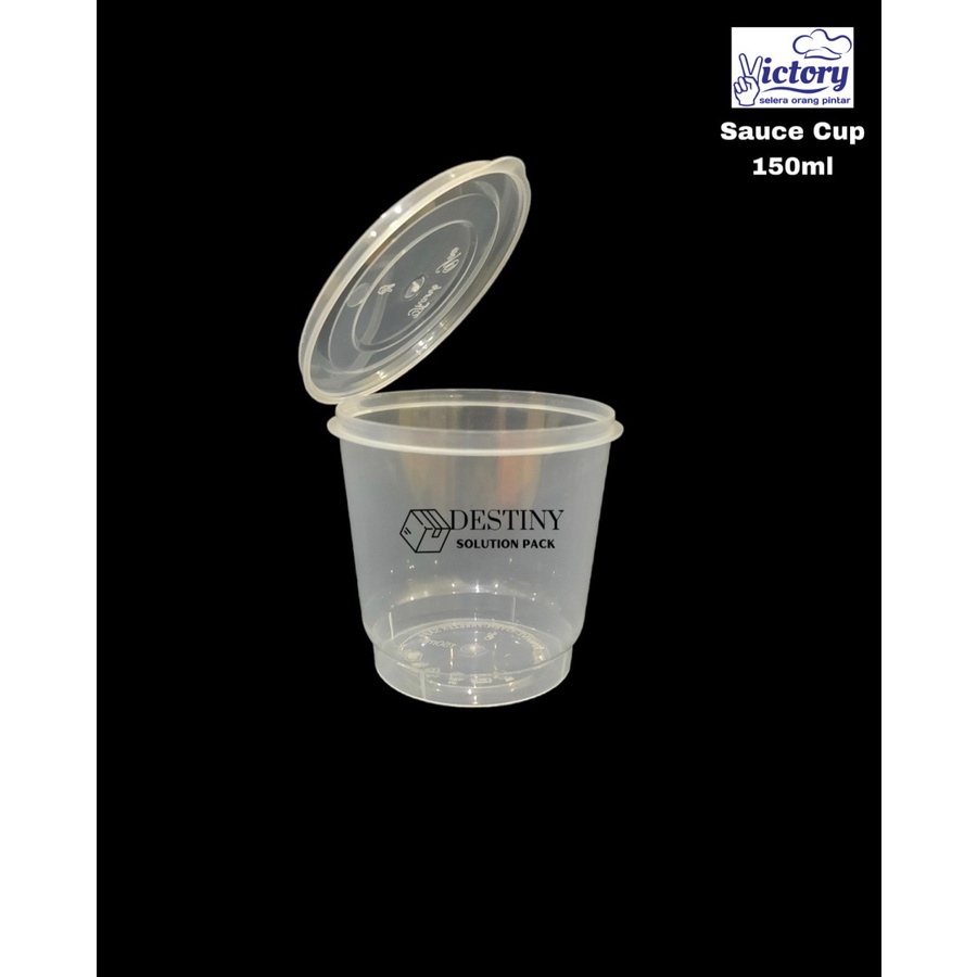 Jual Sauce Cup Thinwall Victory 150ml ( Minimal pemesanan 10 pcs ) | Shopee Indonesia